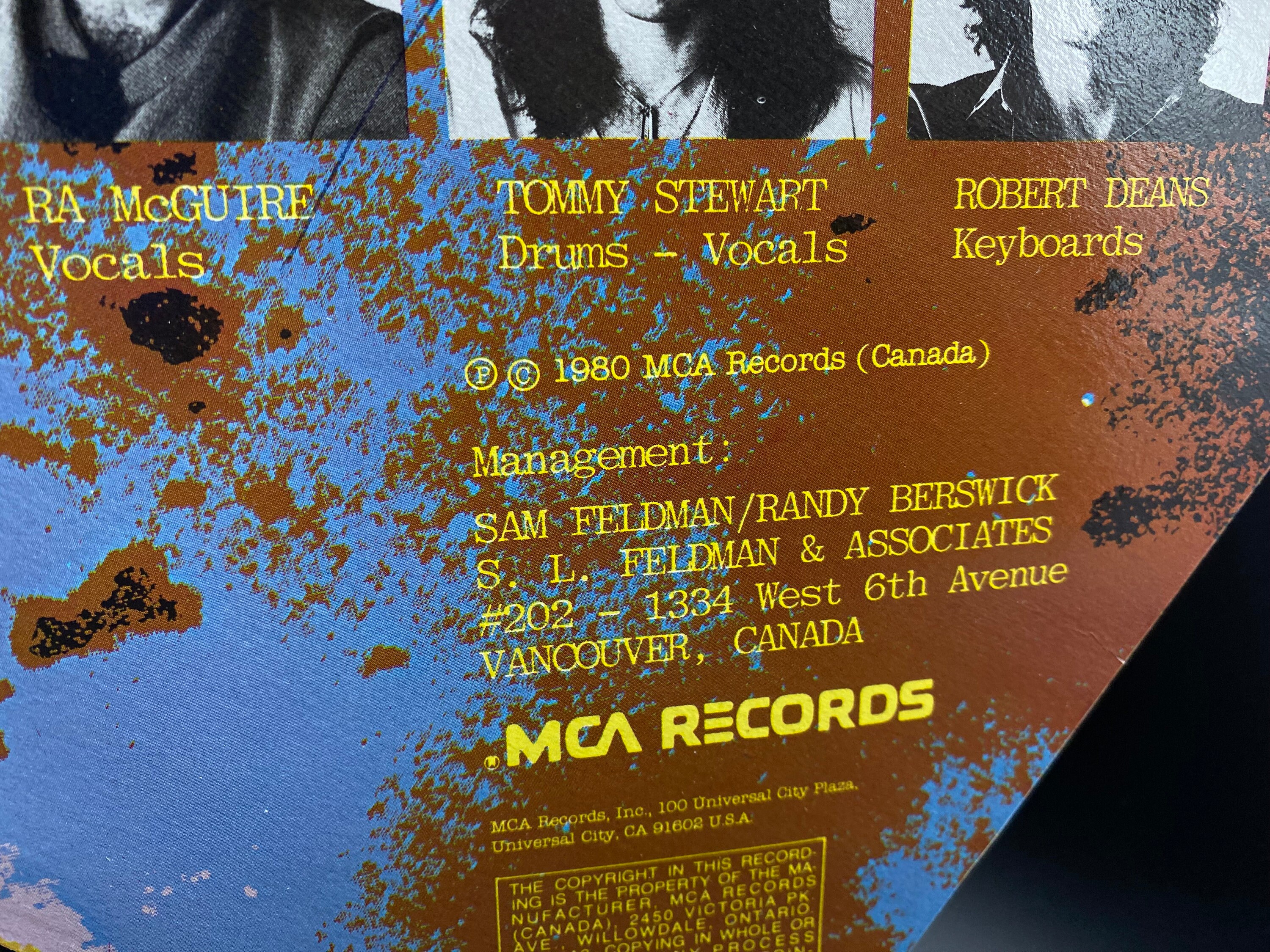Trooper LP, Untitled Trooper Album, 1980 Trooper Untitled Album, 1980 ...