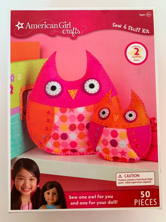 American Girl Crafts Sew & Stuff Kit Create 2 Stuffed Owls 50 | Etsy