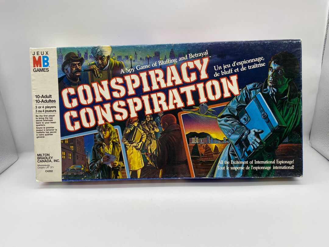 Conspiracy A Spy Game of Bluffing and Betrayal by Milton Bradley ...