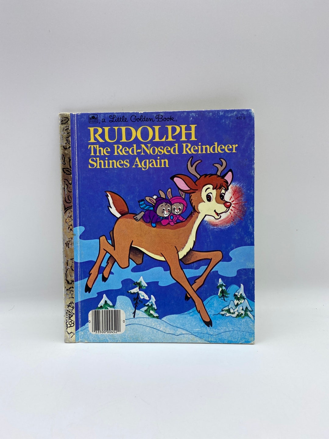 Vintage Rudolph the Red Nosed Reindeer Shines Again a Little Golden ...