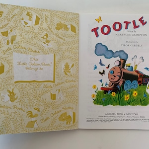 Tootle A Little Golden Book by Gertrude Crampton 1973, Golden Books ...