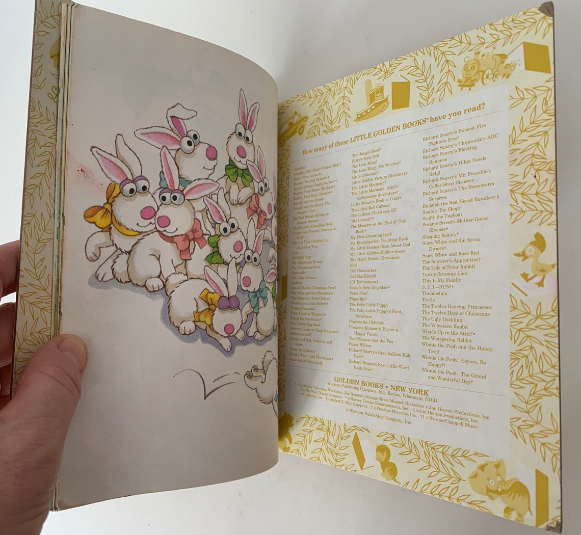 The Bunny Hop Sesame Street A Little Golden Book 1997 - Etsy Canada