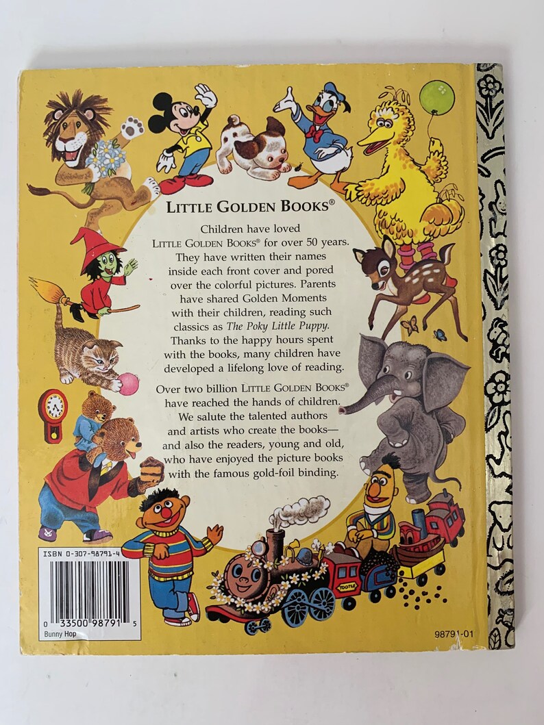 The Bunny Hop, Sesame Street, A Little Golden Book, 1997, Sesame ...