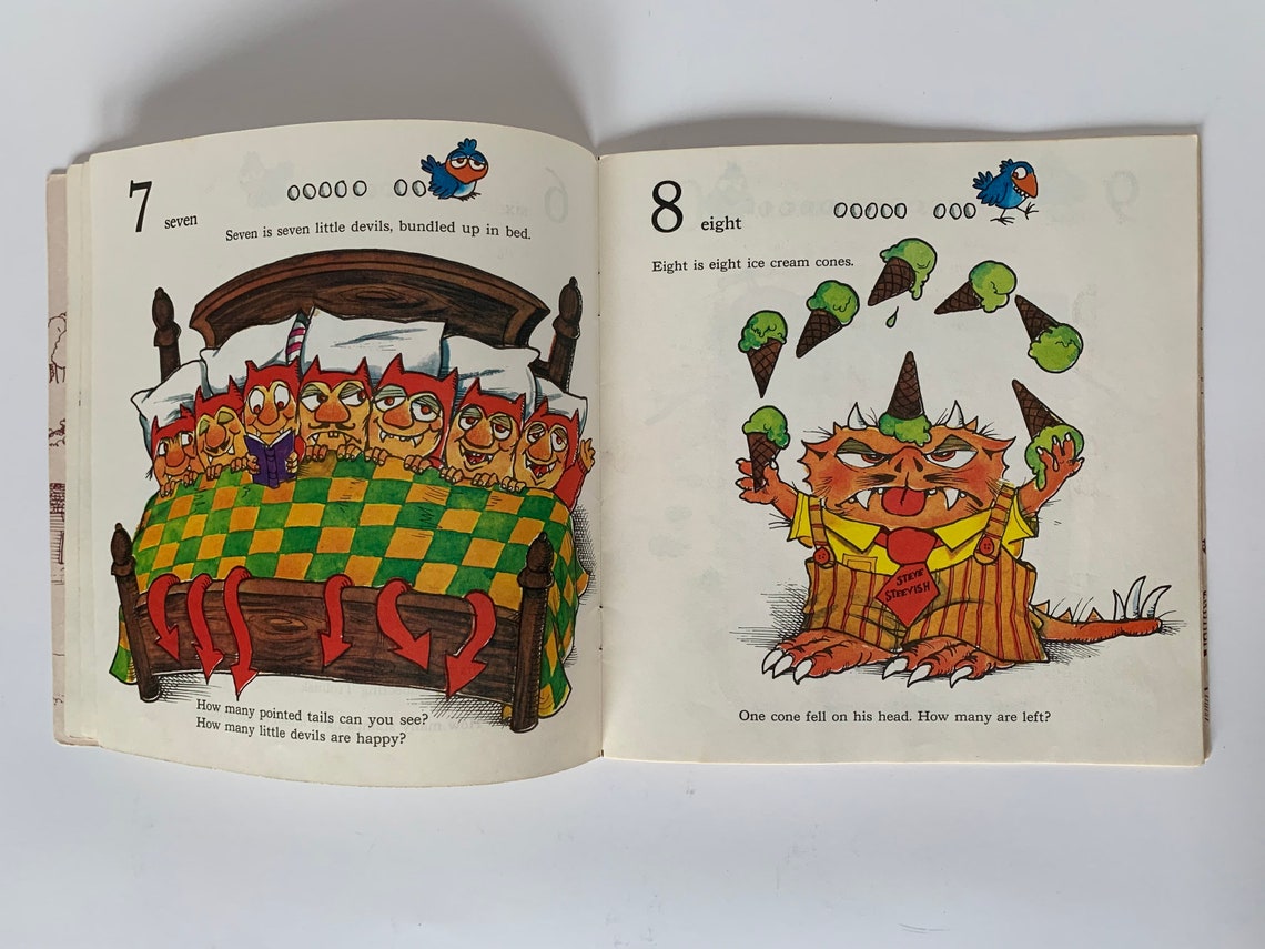 Mercer Mayers Little Monsters Counting Book A Golden | Etsy