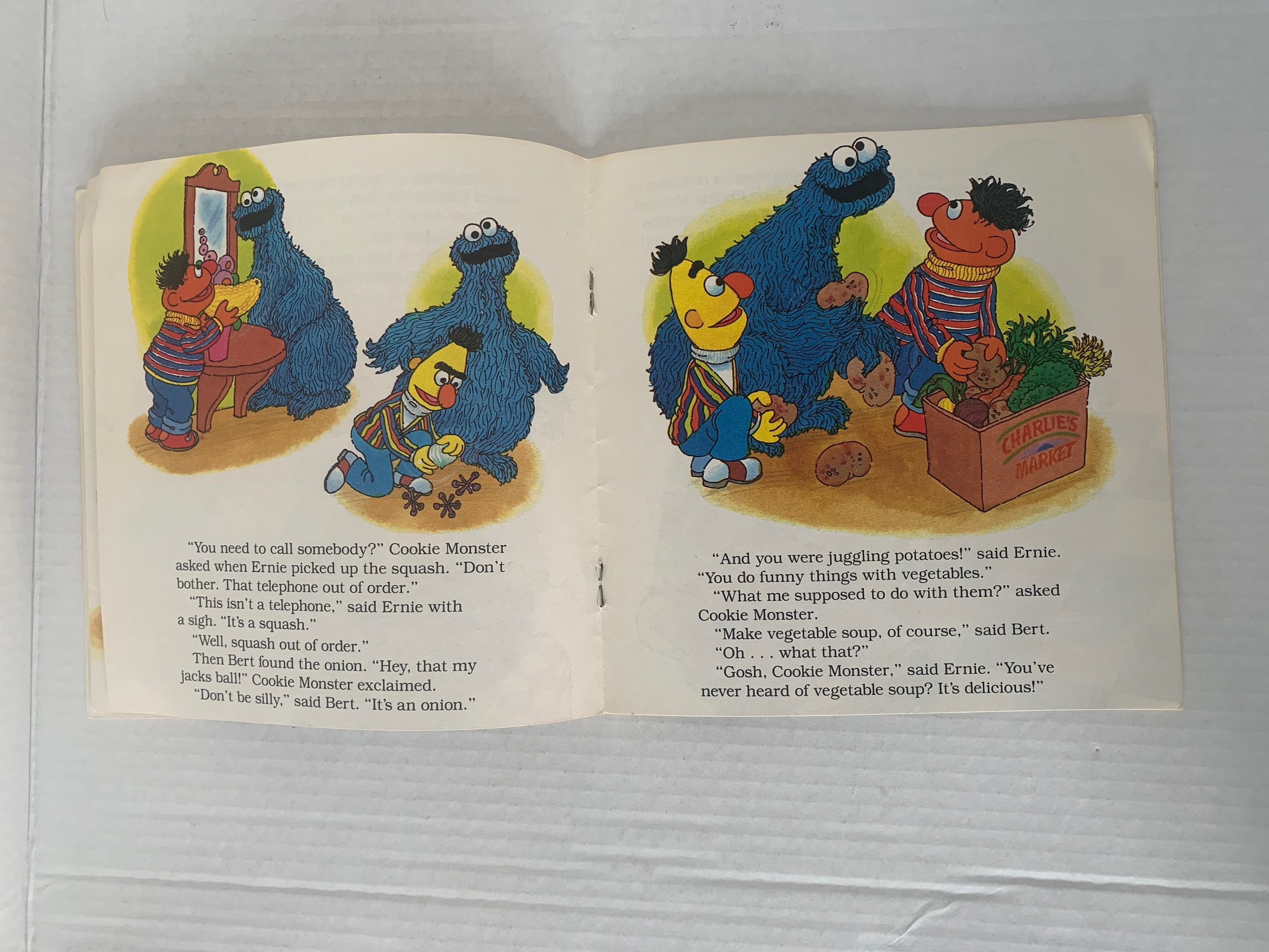 Vintage the Sesame Street Vegetable Soup Book, Jim Henson’s Sesame ...