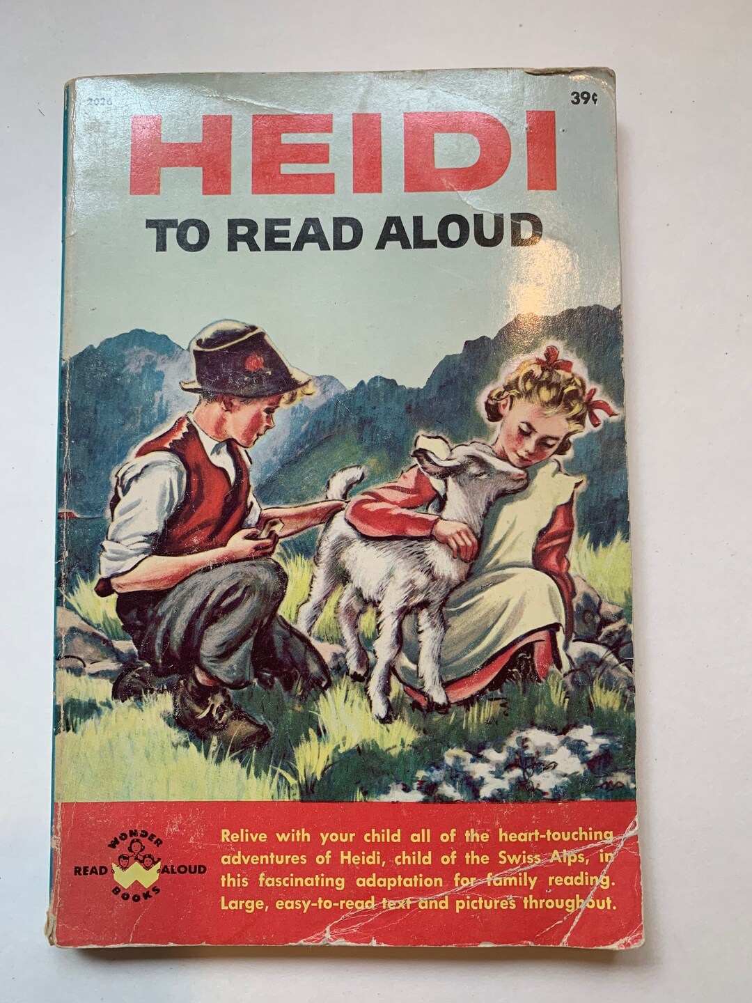 Vintage Heidi, Heidi Wonder Read Aloud Books, 1961 Heidi Wonder Book ...