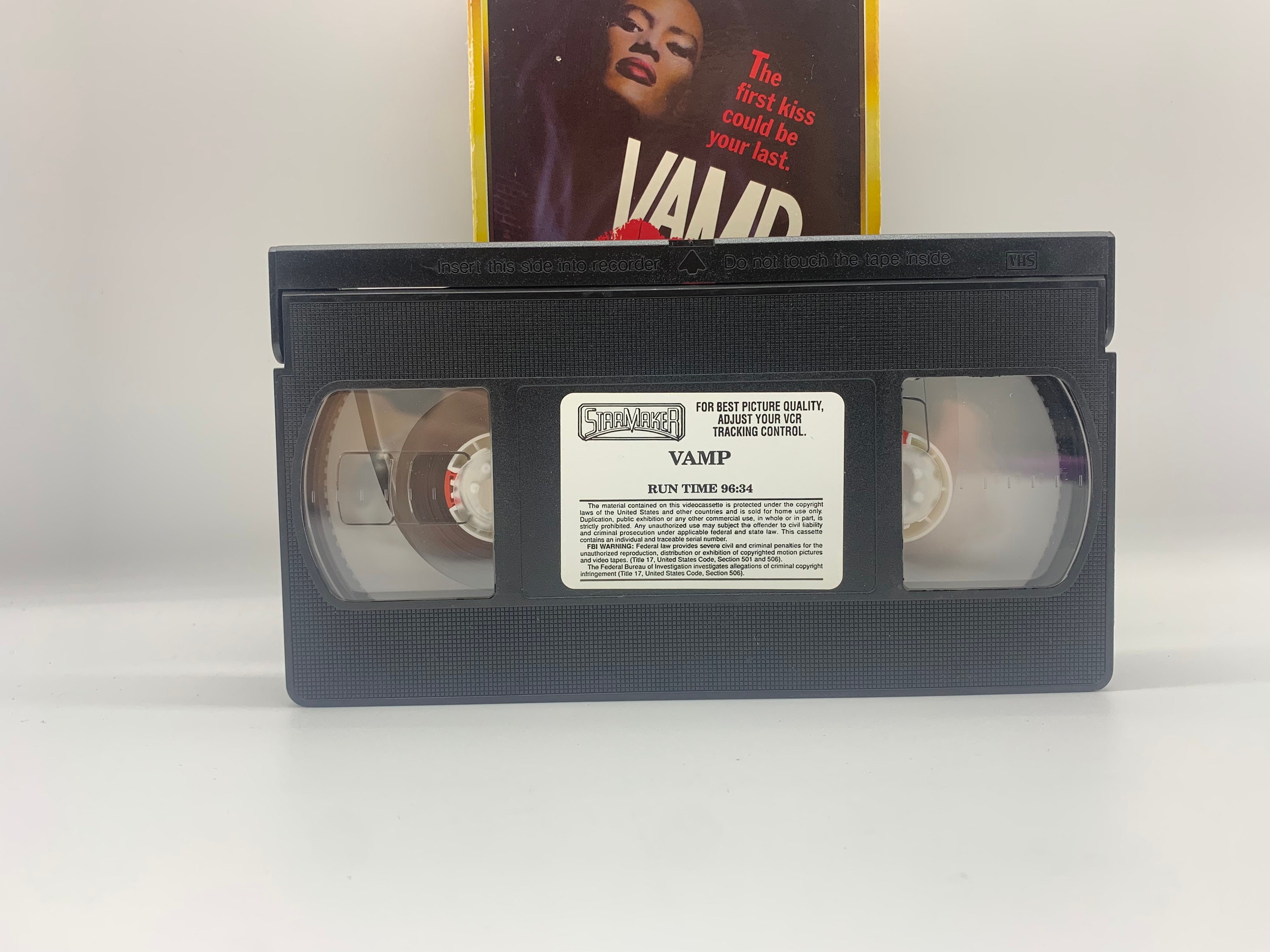 VAMP VHS 1991 Vamp Horror Vhs Gold Cover Vamp VHS the First - Etsy