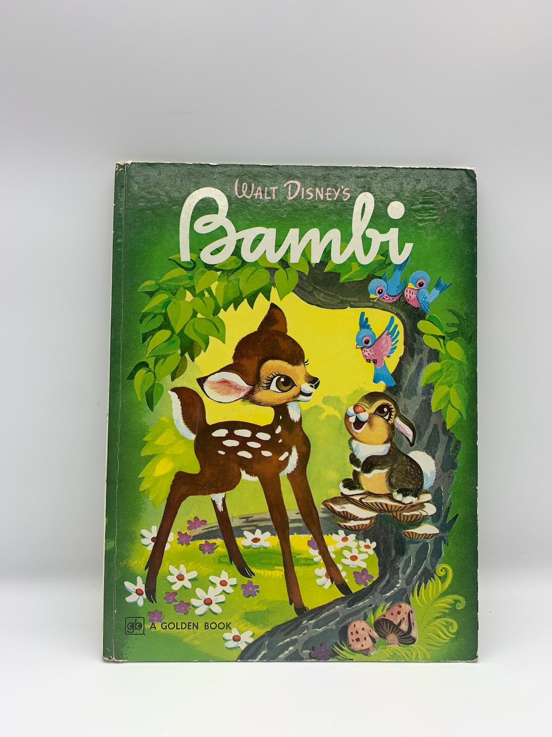 Vintage Walt Disney’s Bambi Book, Vintage Golden Big Book Bambi, 1980 ...