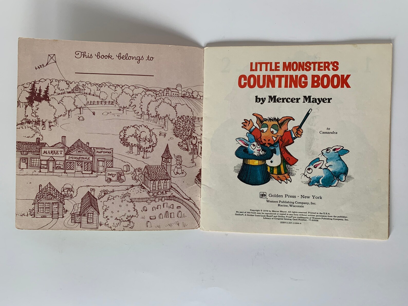 Mercer Mayers Little Monsters Counting Book A Golden | Etsy