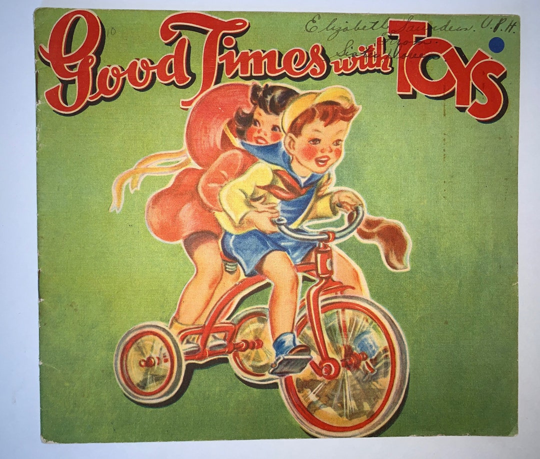 Vintage Good Times with Toys 1946 Book, 1946 Rare Children's Book, Sam ...