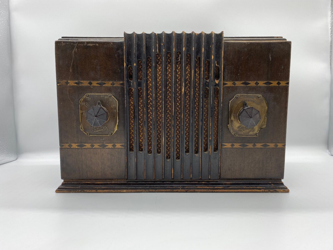 1933/34 Rogers R-563 Tube Radio, Vintage Rogers R-563 Tube Radio ...
