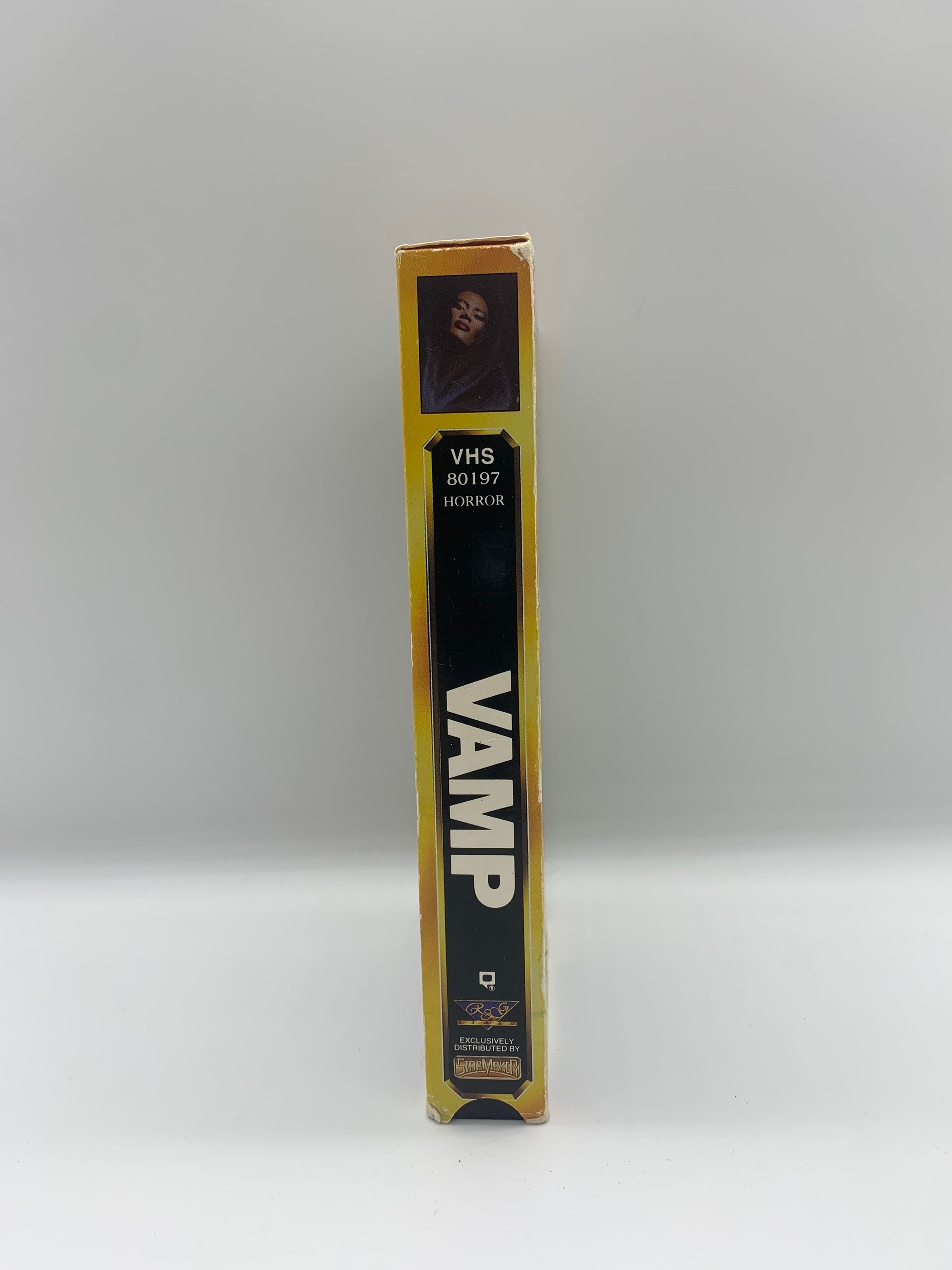 VAMP VHS 1991 Vamp Horror Vhs Gold Cover Vamp VHS the First - Etsy