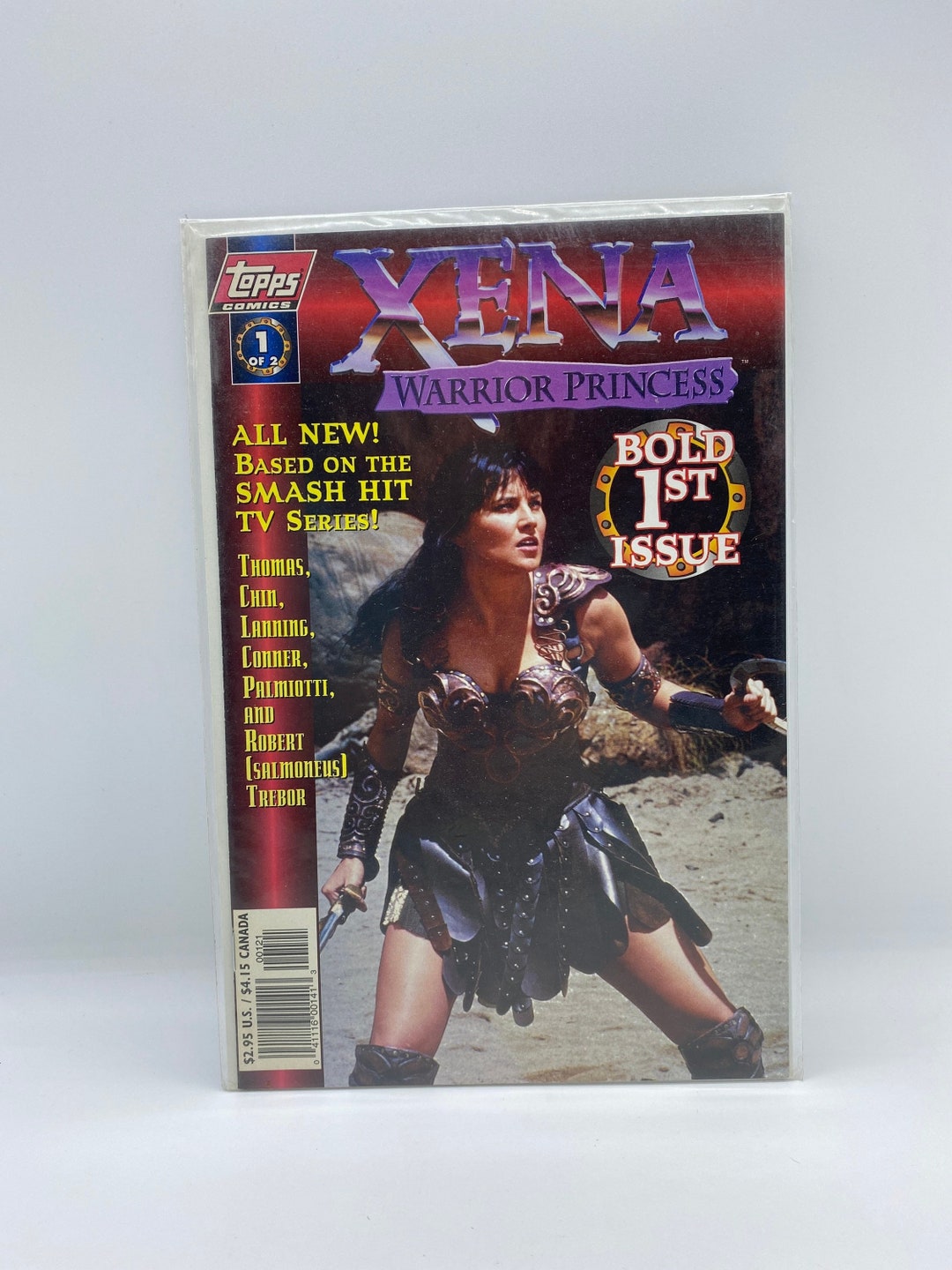 Vintage Xena Warrior Princess Bold 1st Issue, 1997 Topps Comics Xena ...