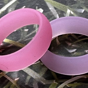 Glow in the Dark Silicone Rings, Water Proof, Wedding, Eco Friendly ...