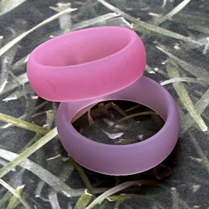 Glow in the Dark Silicone Rings, Water Proof, Wedding, Eco Friendly ...