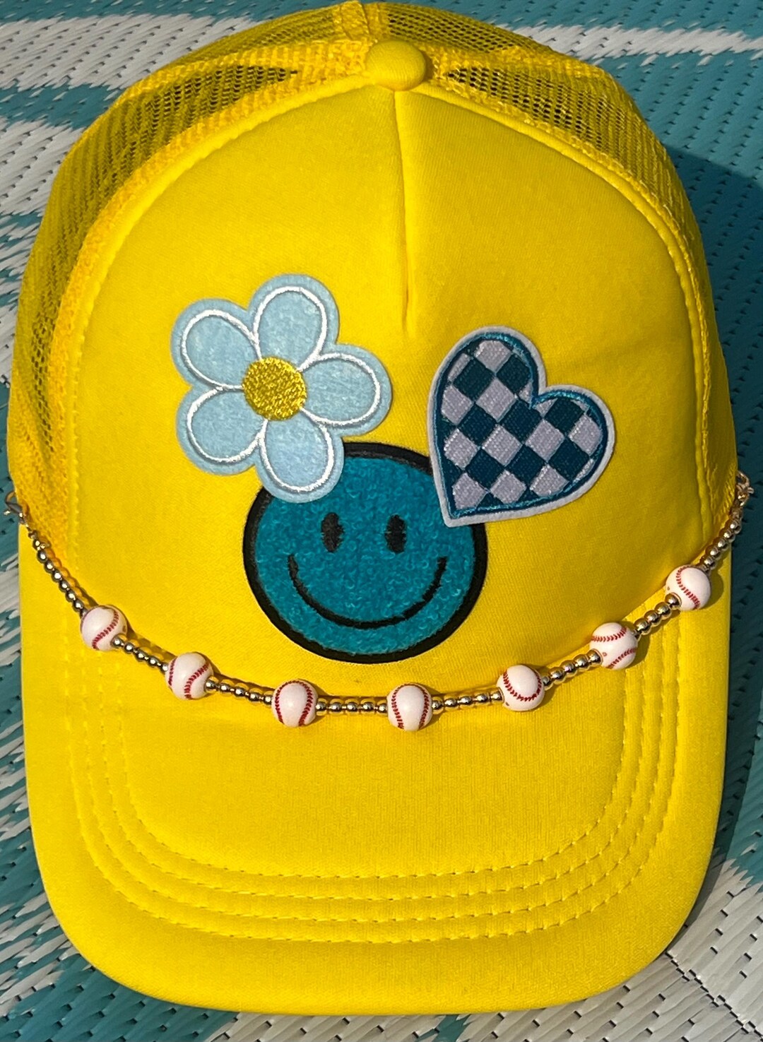 Baseball Hat Chain, Hat Accessories, Hat Jewelry, Hat Chains, Fun ...