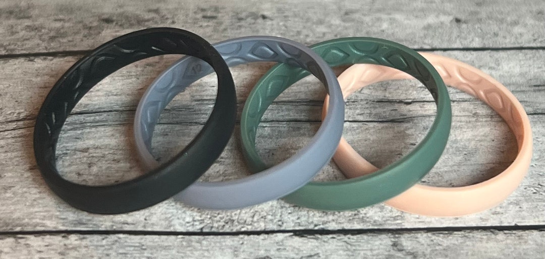 New Colors Silicone Rings, Wedding Bands, Stackable, Water Proof ...