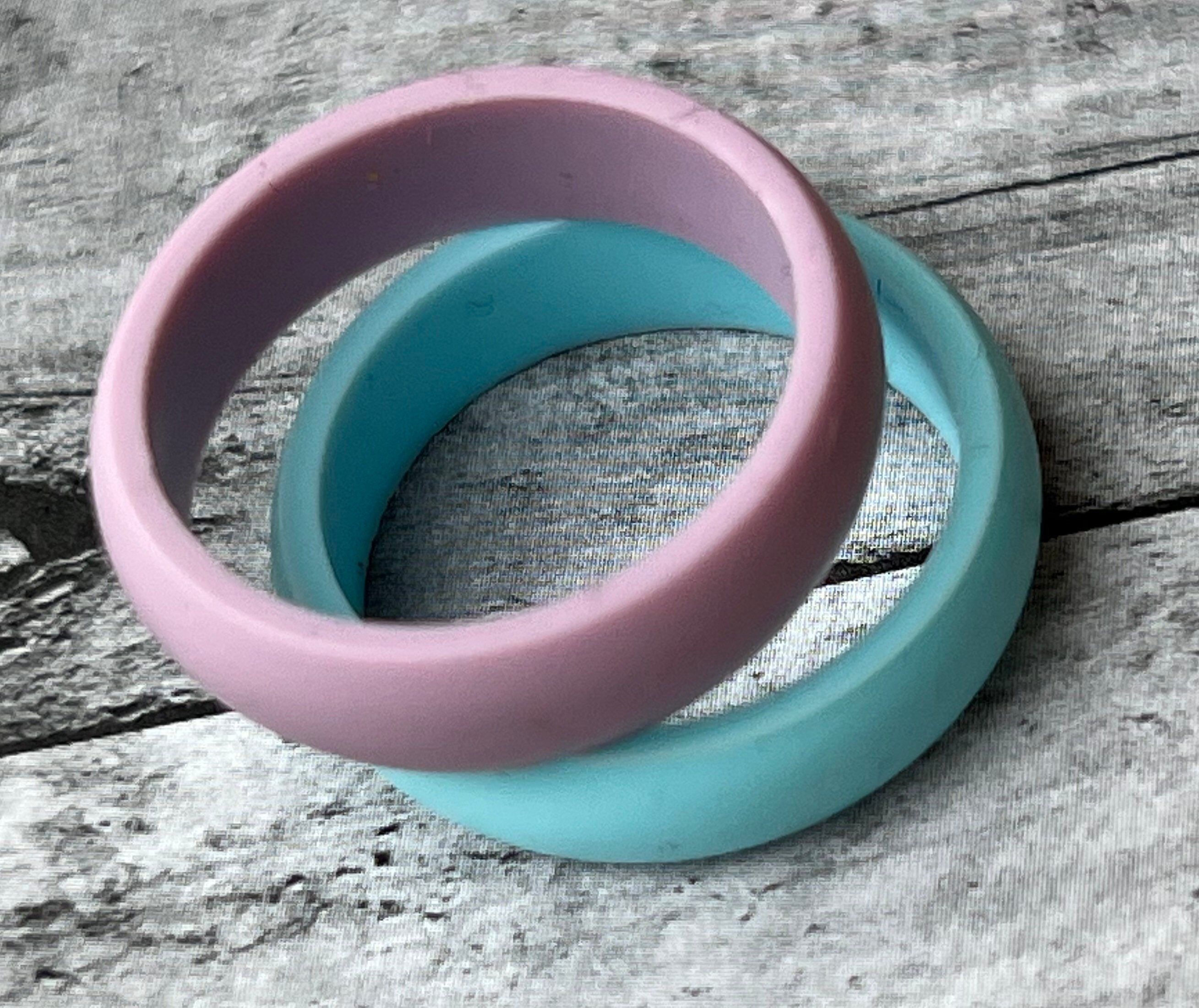 NEW COLORS Stackable Silicone Rings Stackable Water Proof - Etsy