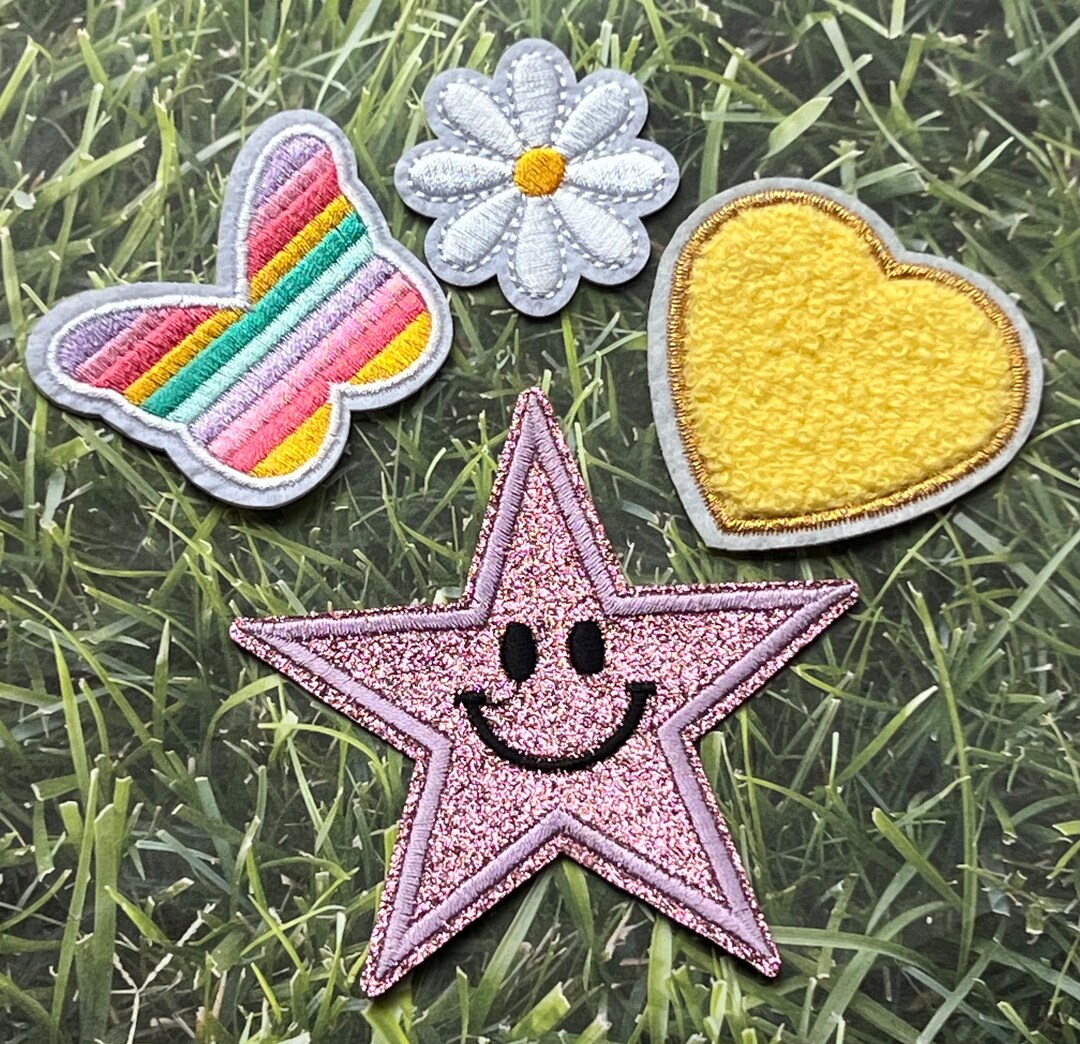 Boho, Hippy, Groovy Iron on Patches, Trucker Hat Patches, Clothing ...