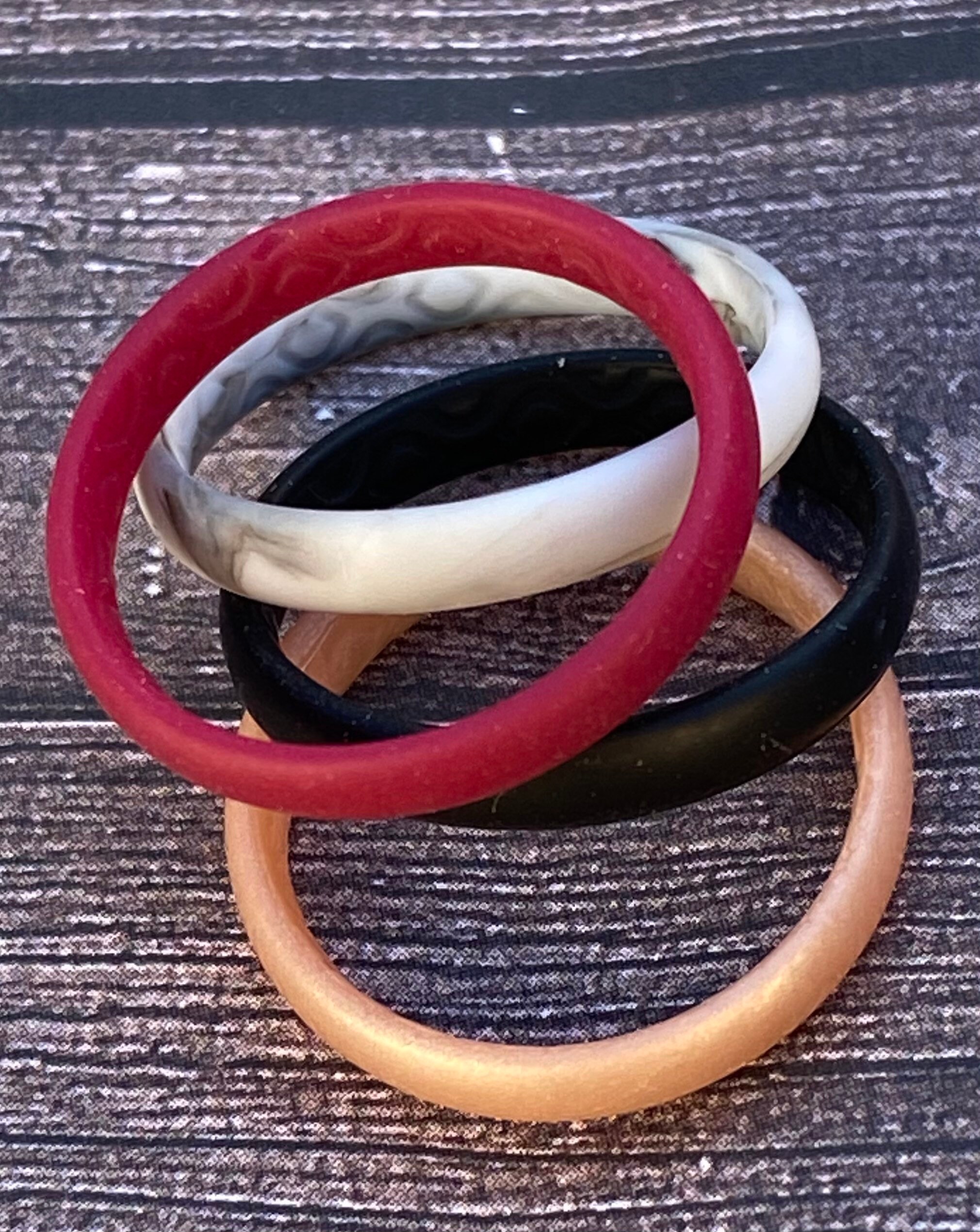 Stackable Silicone Rings Stackable Water Proof Eco - Etsy