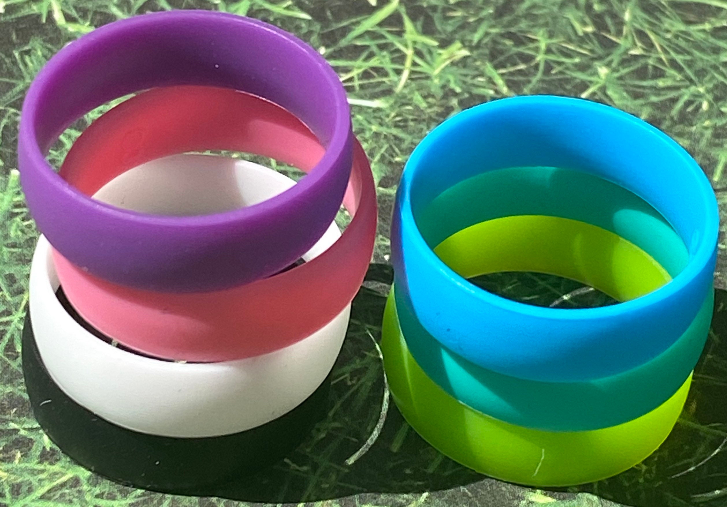 Silicone Rings Stackable Water Proof Wedding Eco Friendly - Etsy