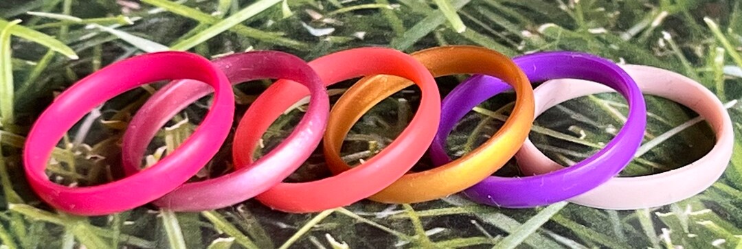 Silicone Rings, Wedding Bands, Stackable, Water Proof, Wedding, Eco ...