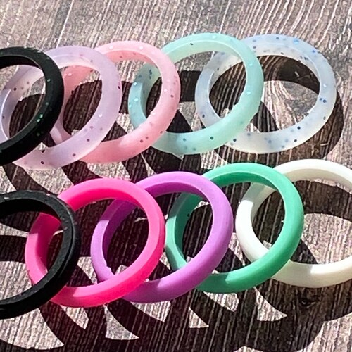 Silicone Rings Stackable Water Proof Wedding Eco Friendly - Etsy