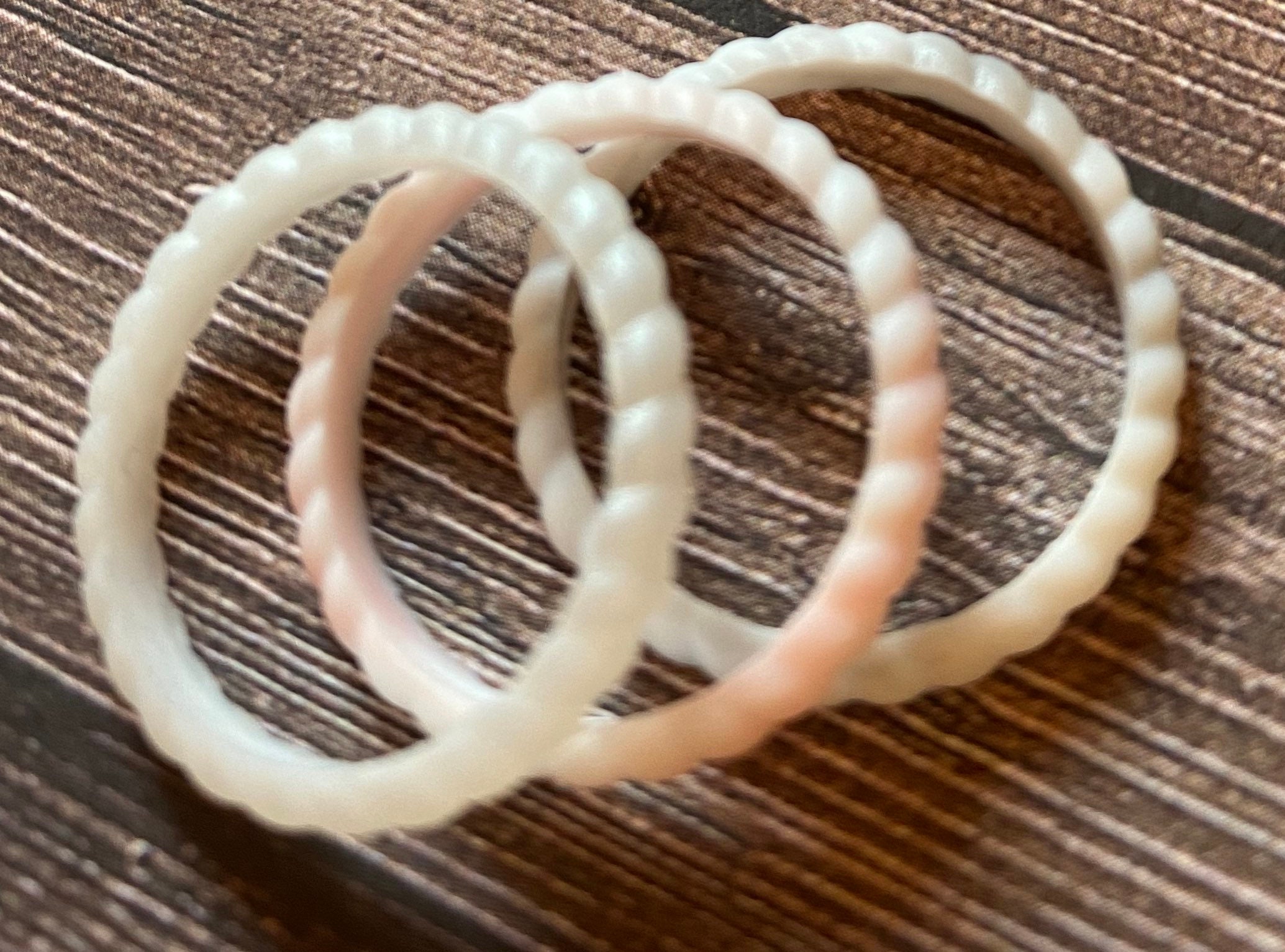 Braided Silicone Rings Stackable Water Proof Eco Friendly - Etsy