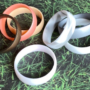 Silicone Rings, Stackable, Water Proof, Wedding, Eco Friendly, Non ...