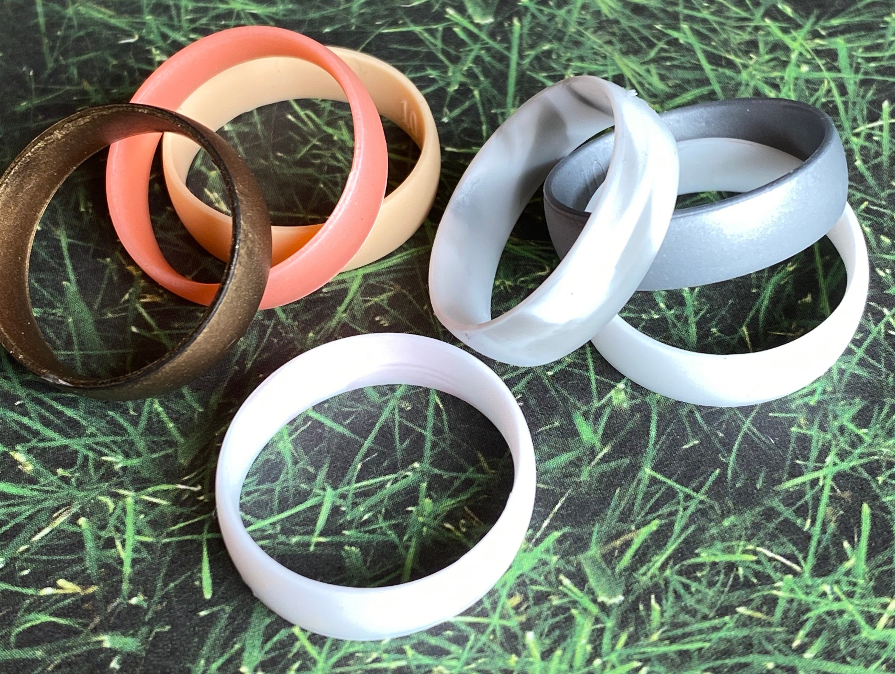 Silicone Rings Stackable Water Proof Wedding Eco Friendly - Etsy