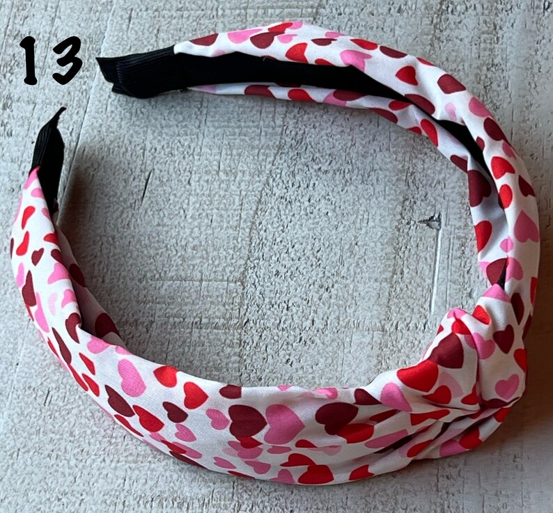 Valentines Day Trendy Headbands, Women’s, Girls, Hearts, Love, Gifts ...