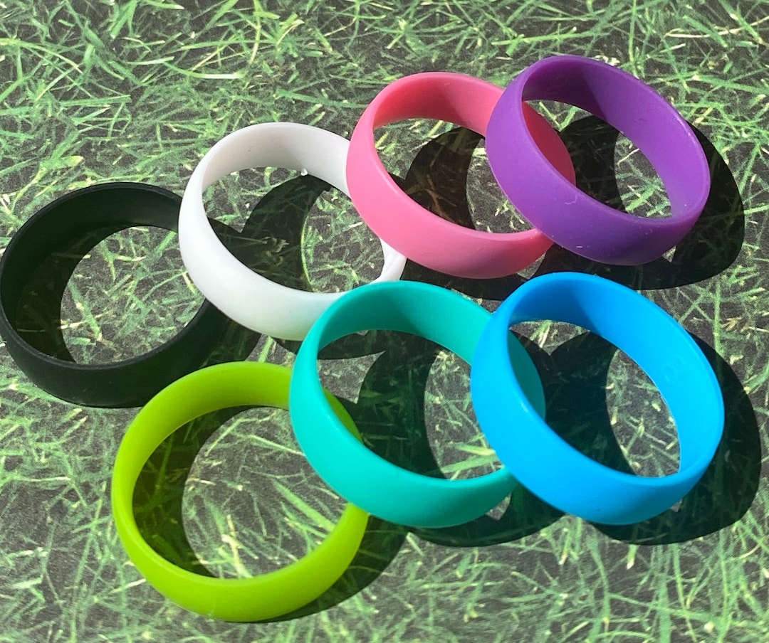 Silicone Rings, Stackable, Water Proof, Wedding, Eco Friendly, Non ...