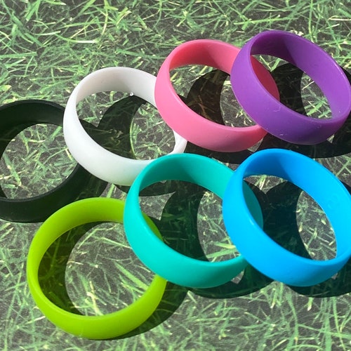 Silicone Rings Stackable Water Proof Wedding Eco Friendly - Etsy