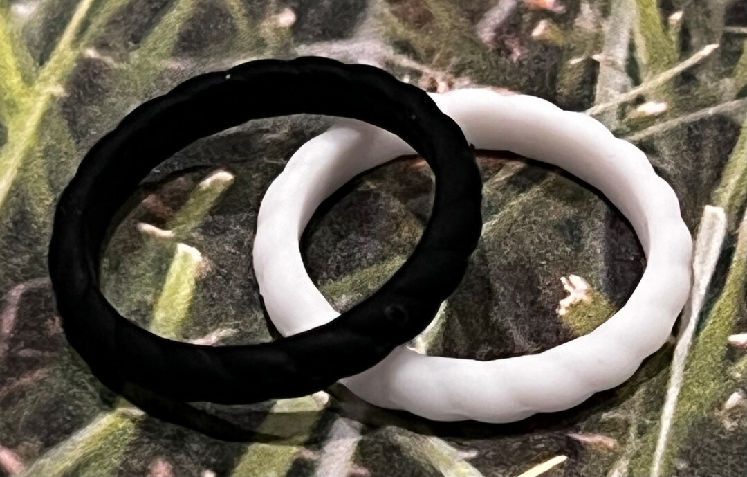 Braided Silicone Rings, Stackable, Water Proof, Eco Friendly, Non-toxic ...