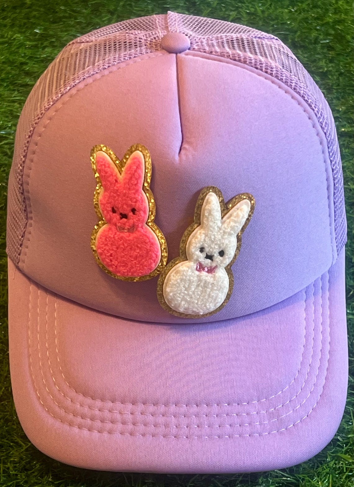Easter Bunnies/peeps Theme Iron on Patches, Trucker Hat Patches ...