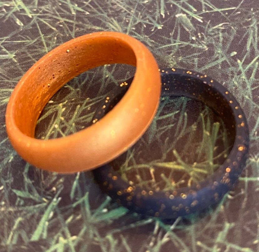 Glitter Silicone Rings Stackable Water Proof Wedding Eco - Etsy