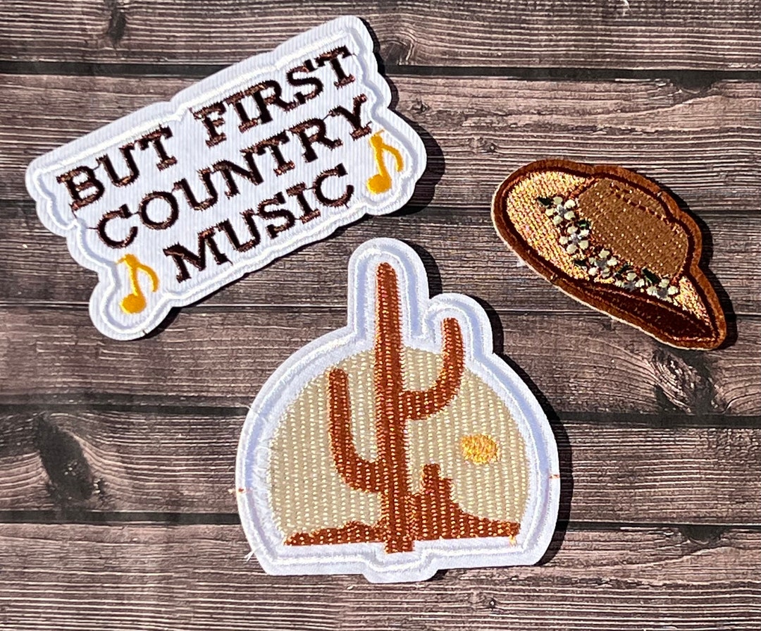 Western Iron on Patches, Trucker Hat Patches, Clothing, Bags ...