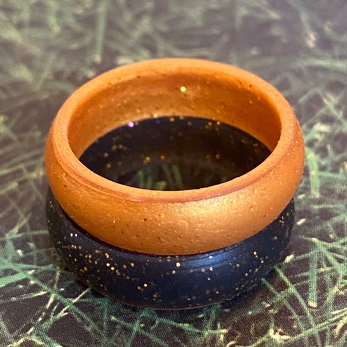 Glitter Silicone Rings Stackable Water Proof Wedding Eco - Etsy