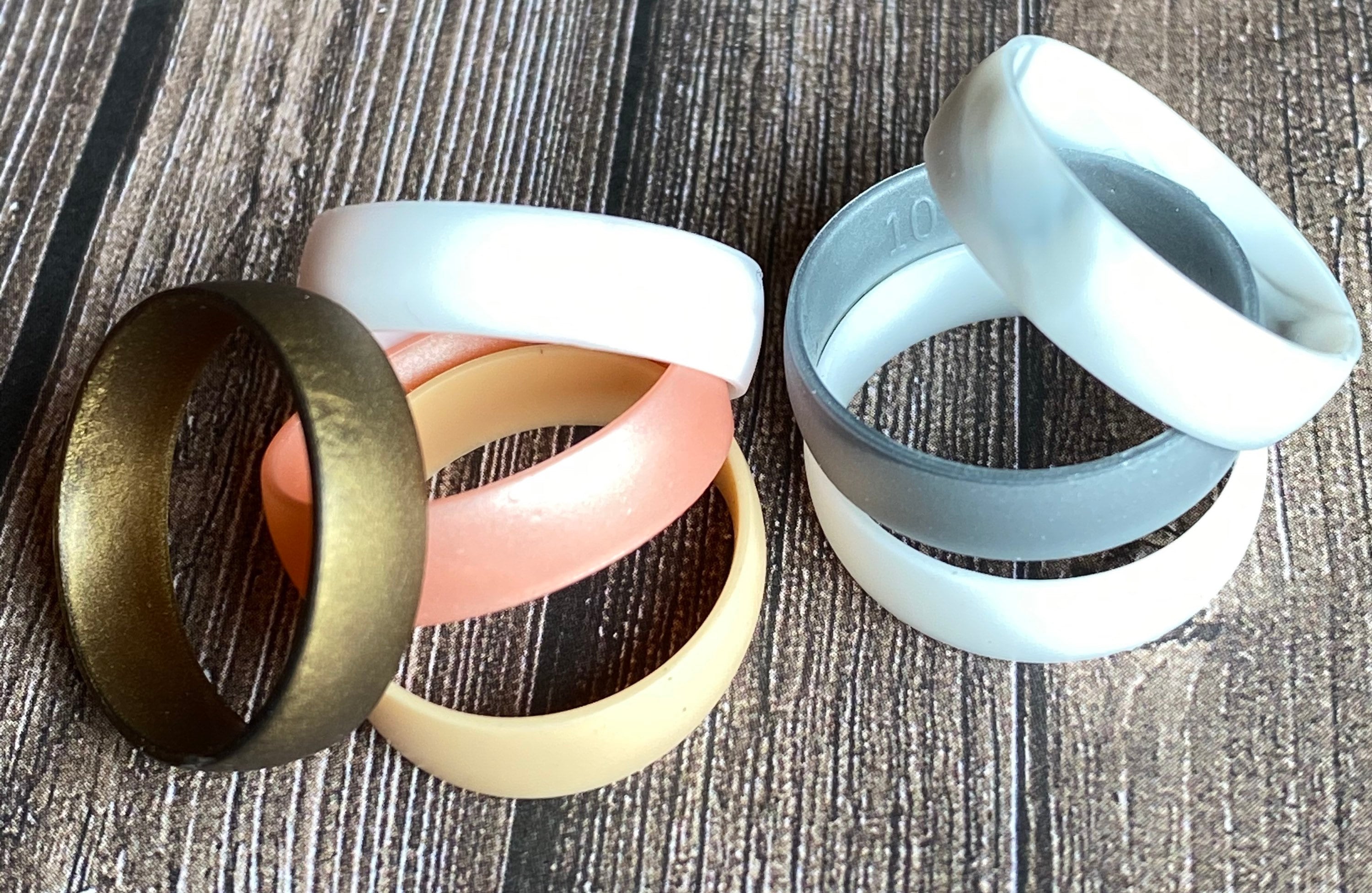 Silicone Rings Stackable Water Proof Wedding Eco Friendly - Etsy