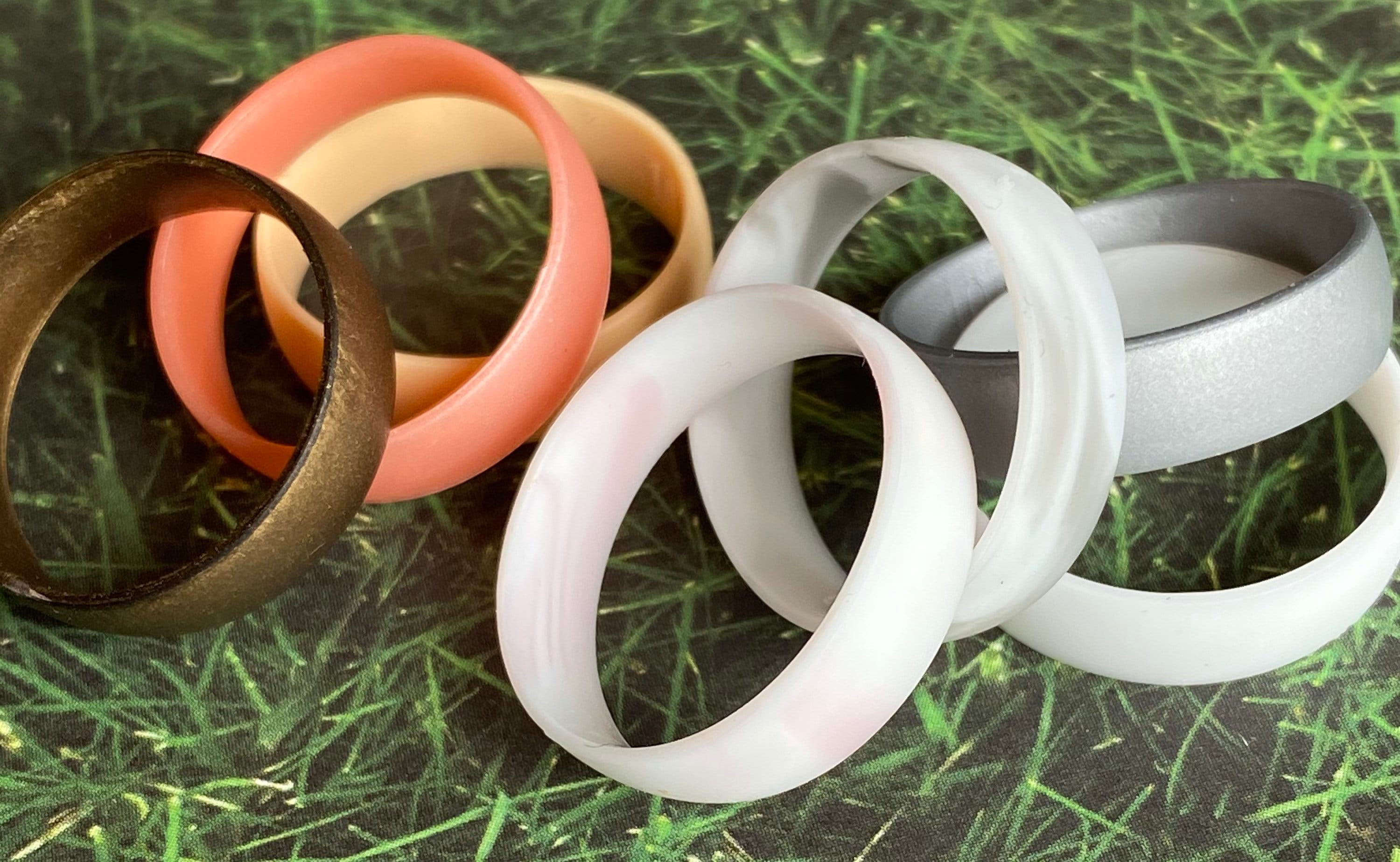 Silicone Rings Stackable Water Proof Wedding Eco Friendly - Etsy