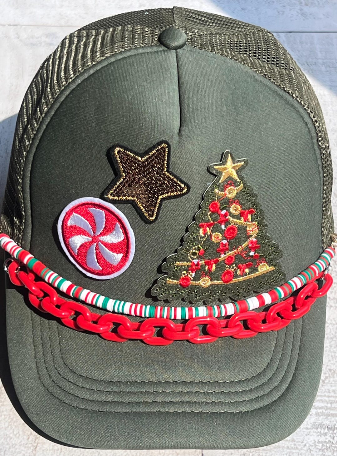 Christmas Hat Chains, Hat Accessories, Hat Jewelry, Hat Chains, Fun ...