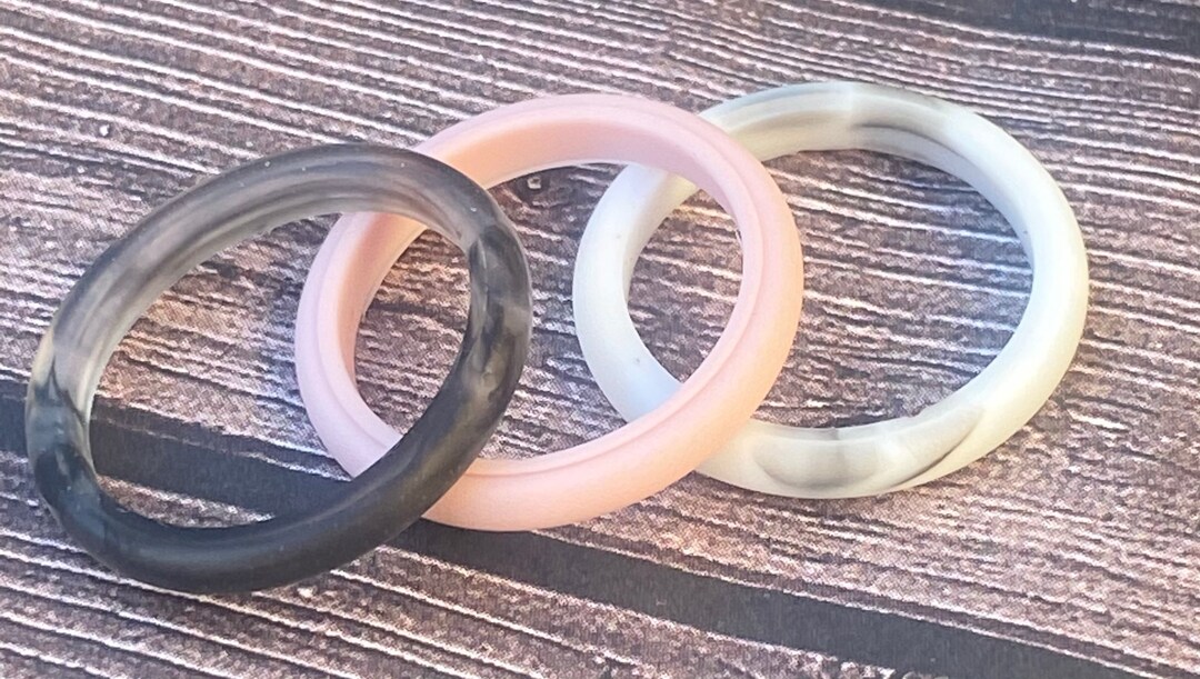 Silicone Rings Stackable Water Proof Wedding Eco Friendly - Etsy