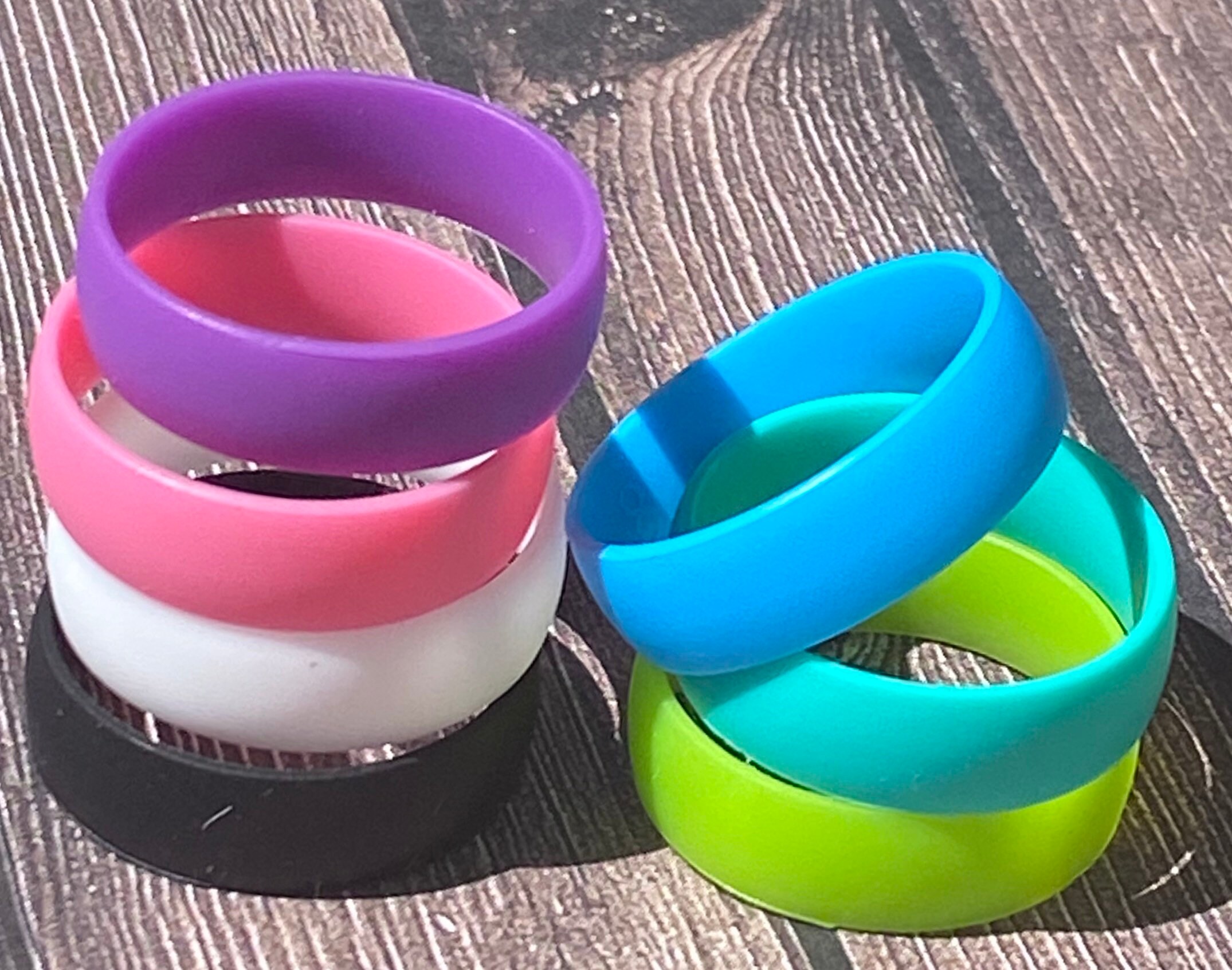 Silicone Rings Stackable Water Proof Wedding Eco Friendly - Etsy