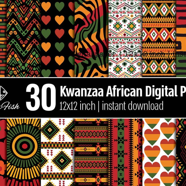 African Print Paper - Etsy