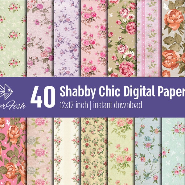 Shabby Chic Paper - Etsy