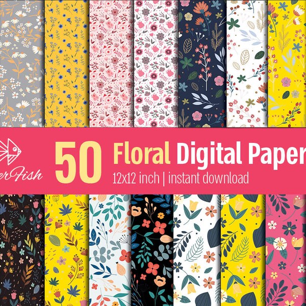 Roses Digital Paper - Etsy