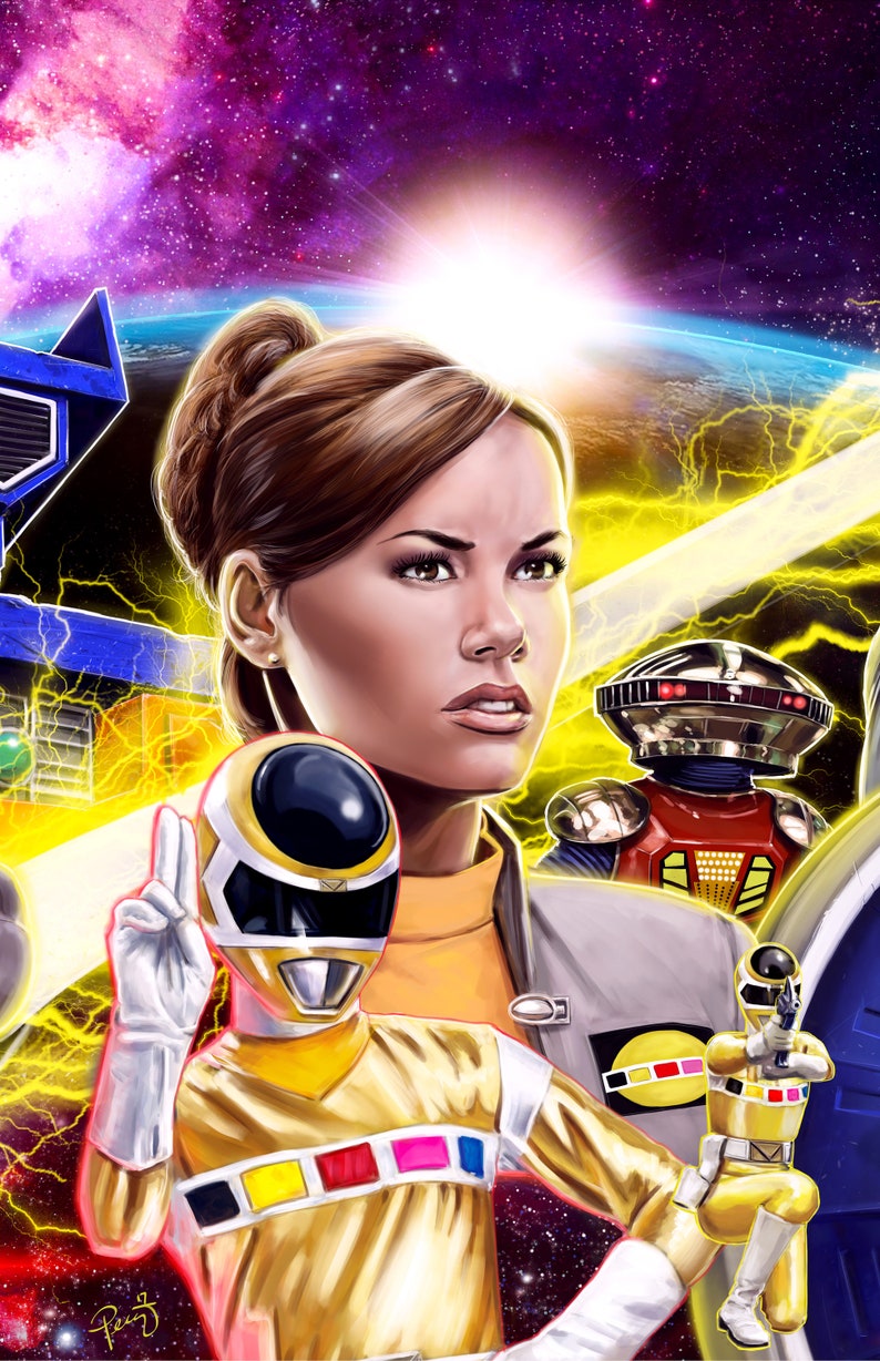 Power Rangers in Space Mega Print Set. 6 Print Set ONLY - Etsy