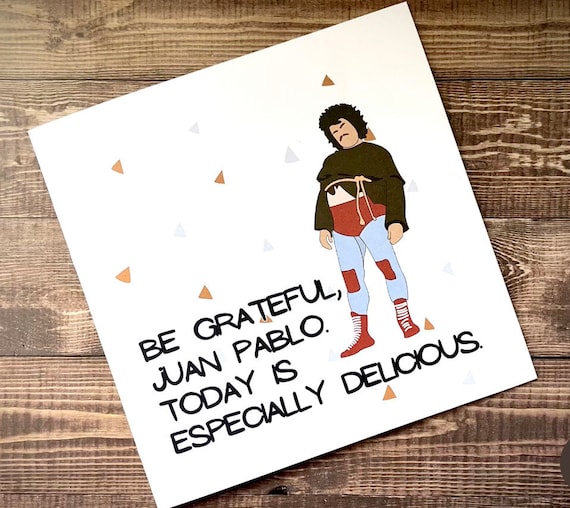 Nacho Libre Birthday Card