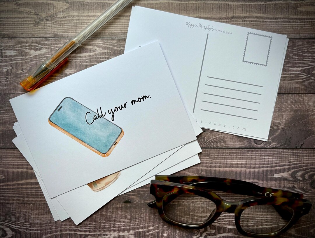 Set of 6 Parent to Child Postcards - STAMPS INCLUDED - College ...