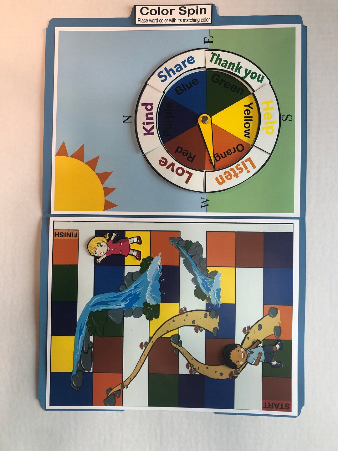 Color Spin Digital File Folder Game - Etsy